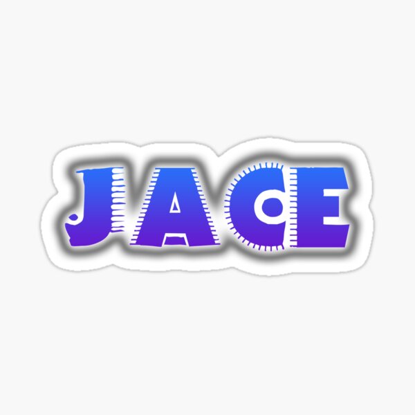 "JACE" Sticker for Sale by vidacnodic | Redbubble