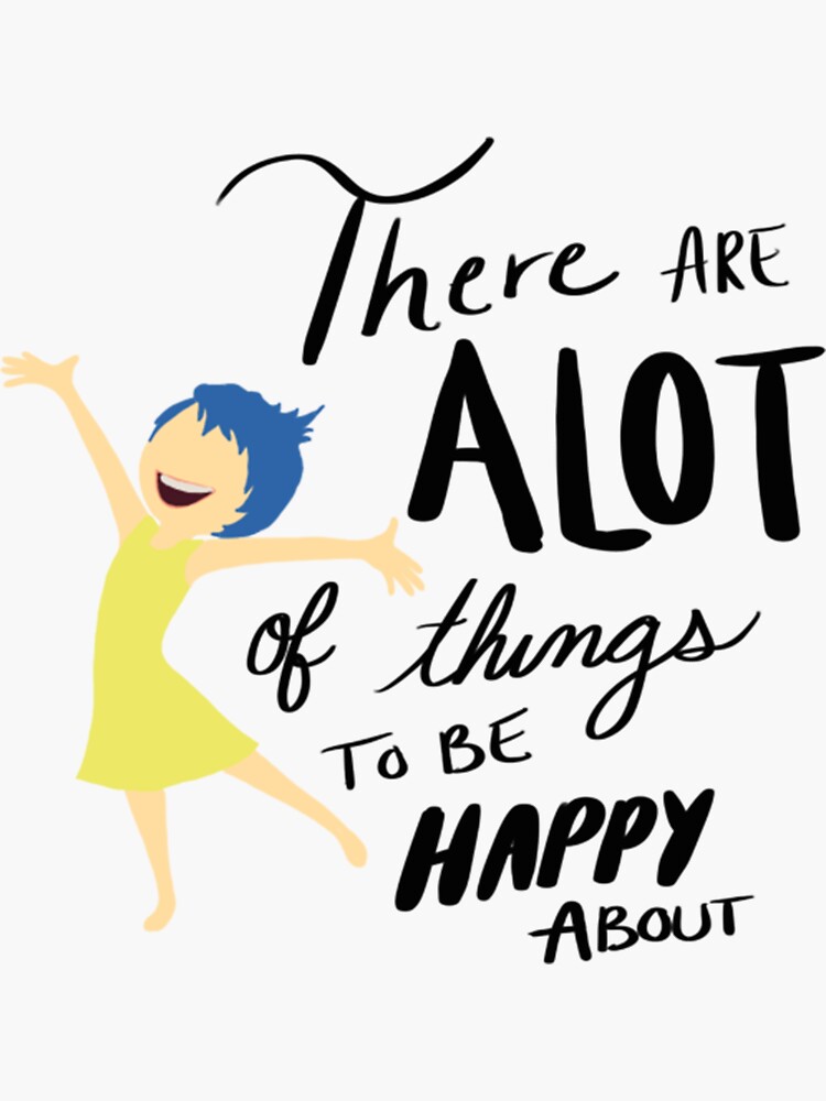 "Joy from Inside Out" Sticker for Sale by ataliasMuse | Redbubble