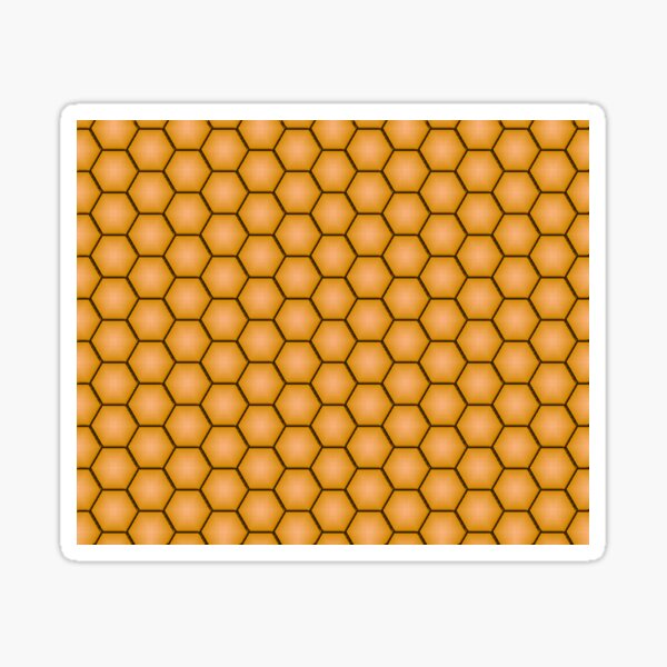 "Honeycomb" Sticker for Sale by MadameFlutterbi | Redbubble