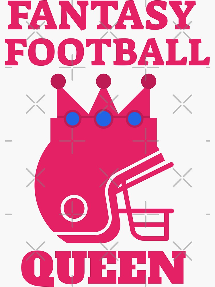 "Fantasy Football Queen" Sticker for Sale by Rohit-07 | Redbubble