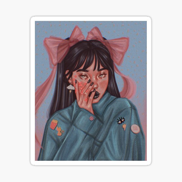 "BOW DOWN" Sticker for Sale by heytheredevana | Redbubble