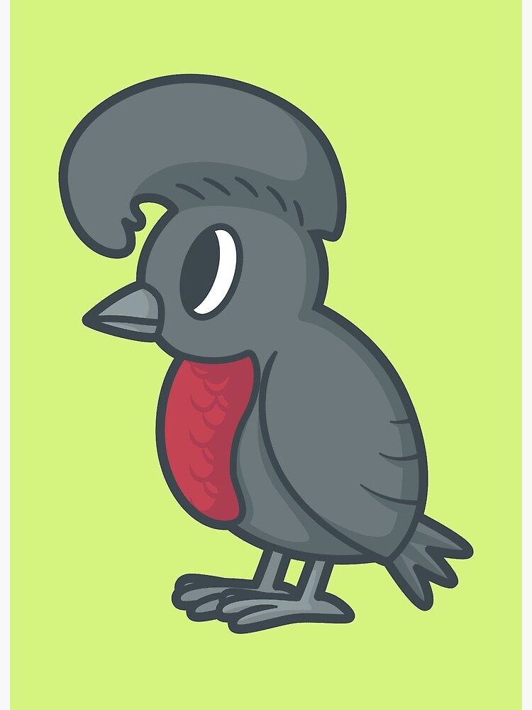 Umbrella Bird Clipart Cephalopterus Ornatus, Print, The Amazonian