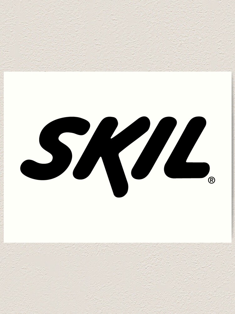 "POWER TOOLS-SKIL LOGO" Art Print for Sale by novizkus | Redbubble
