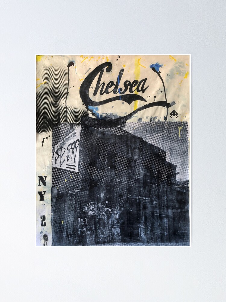 "Chelsea Manhattan | Pop art | Street-art | Graffiti aesthetics" Poster ...