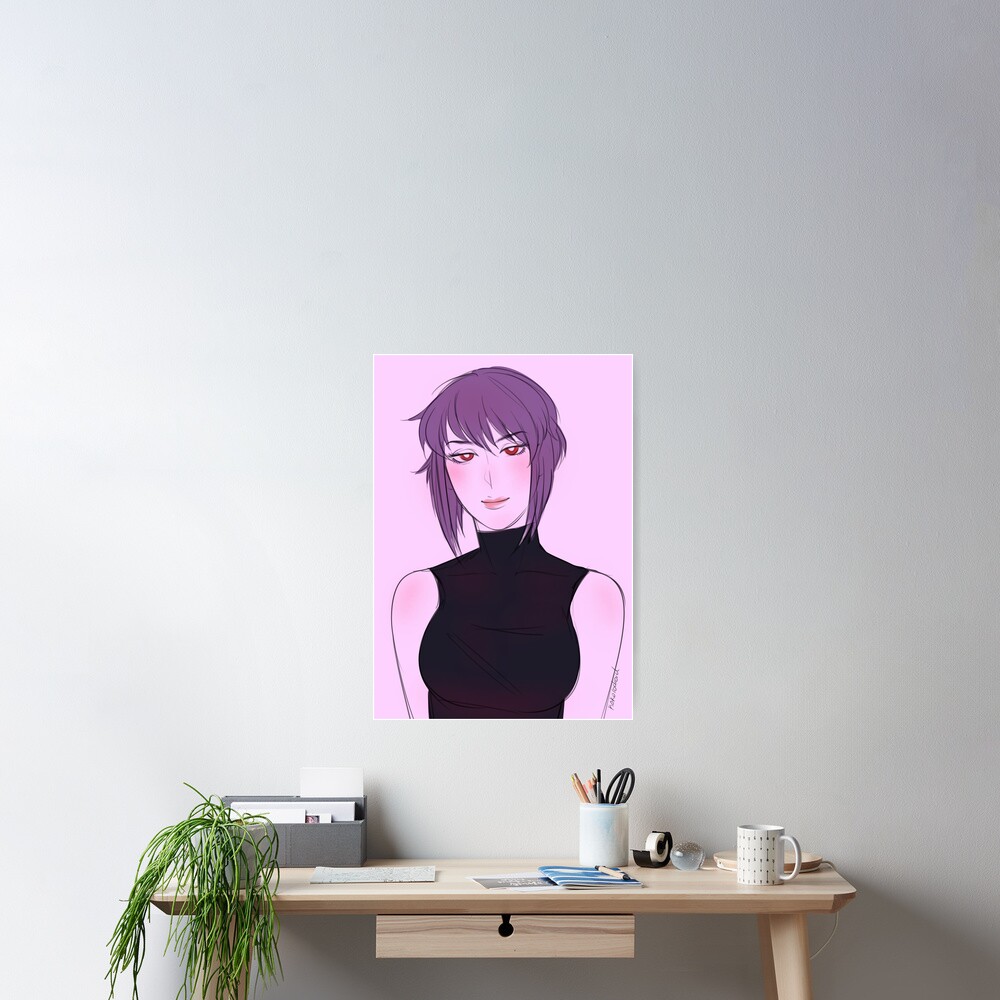 "Motoko Kusanagi" Poster von KokoroDroid | Redbubble