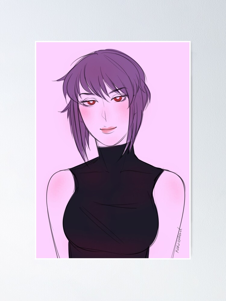 "Motoko Kusanagi" Poster von KokoroDroid | Redbubble