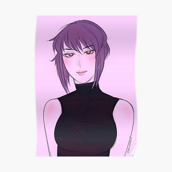 "Motoko Kusanagi" Poster von KokoroDroid | Redbubble