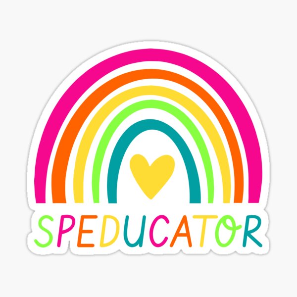 "Speducator I - SPED Squad" Sticker for Sale by lemon-pepper | Redbubble