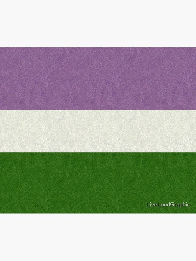 "Genderqueer Flag" Sticker by LiveLoudGraphic | Redbubble