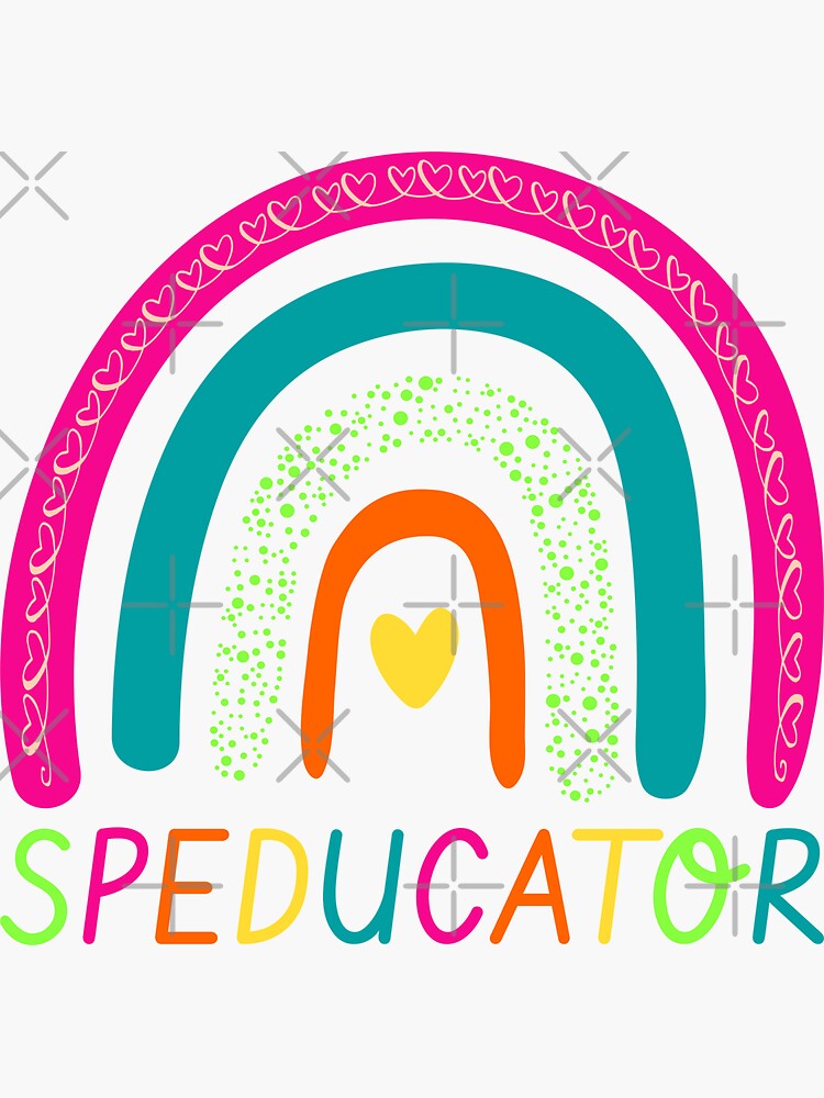 "Speducator II - SPED Squad" Sticker for Sale by lemon-pepper | Redbubble