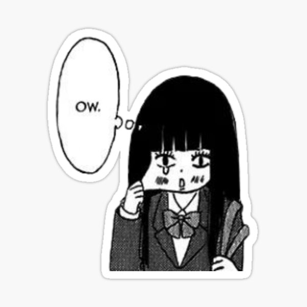 "Ow! Kuronoma Sawako/Sadako | Kimi Ni Todoke" Sticker for Sale by ...