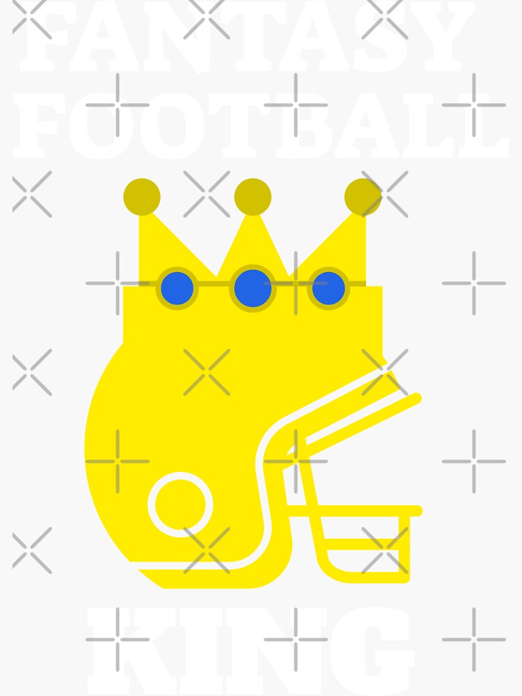 "Fantasy Football King" Sticker for Sale by Rohit-07 | Redbubble