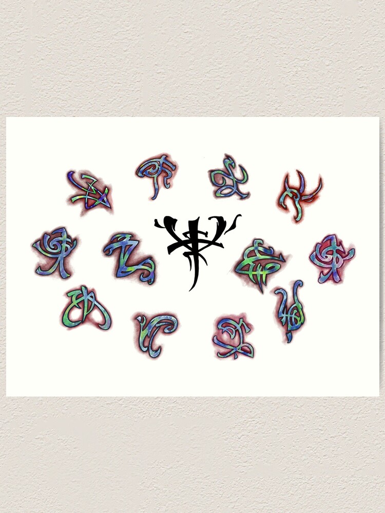 "Eberron Dragonmarks" Art Print for Sale by 00rissa | Redbubble