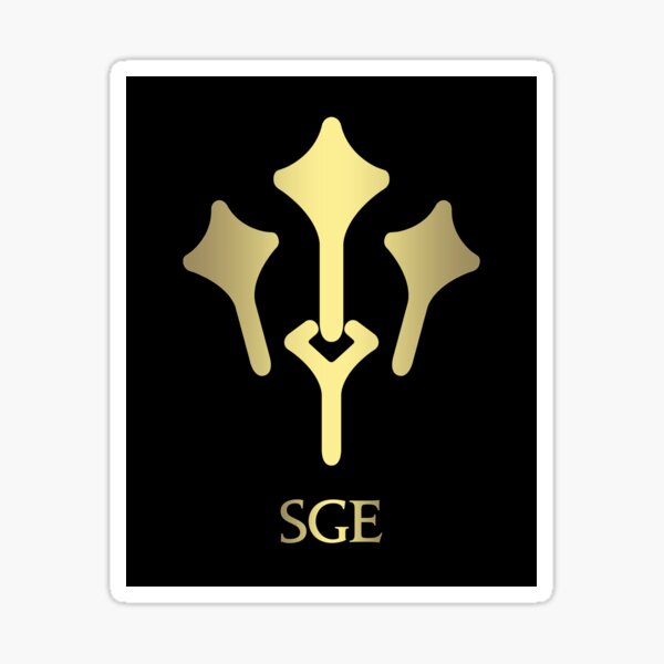 "SGE Job" Sticker for Sale by Kyuubi713 | Redbubble