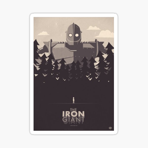 "The Iron Giant" Sticker for Sale by ameba2k | Redbubble
