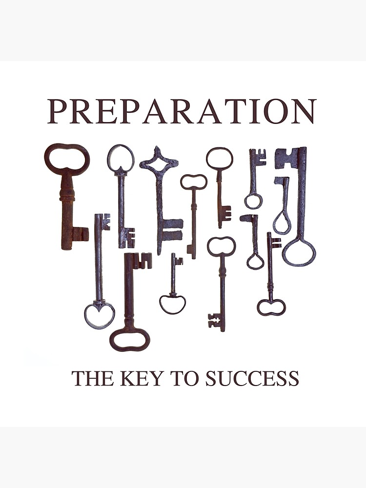 "PREPARATION - The Key to Success - Antique / vintage keys - Minimalist ...