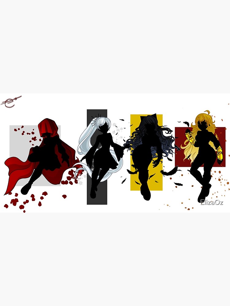 "RWBY -- Silhouette " Poster for Sale by ElizaOz | Redbubble