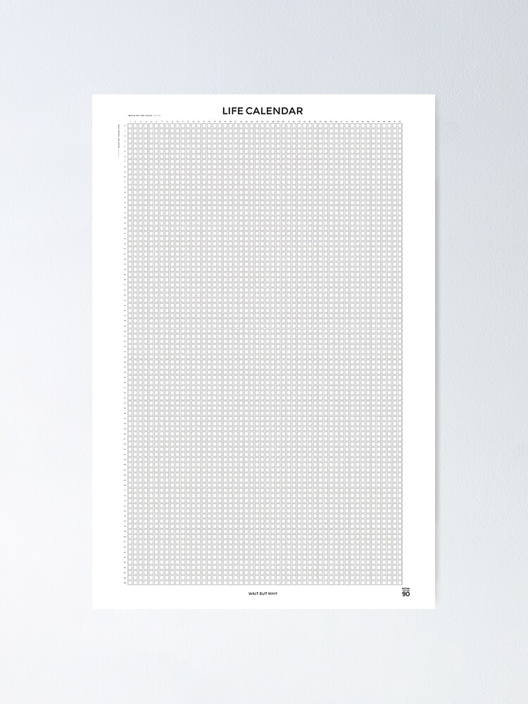 "Life Calendar Poster" Poster for Sale by annadsc | Redbubble
