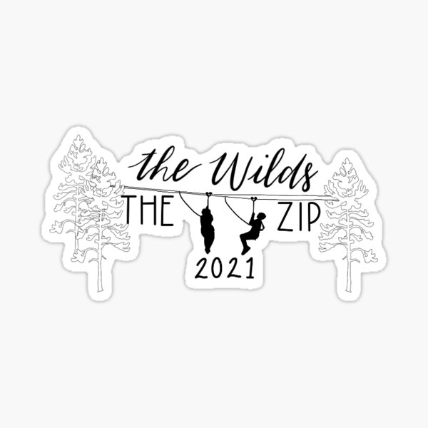 "The zip" Sticker for Sale by hannahgideons | Redbubble