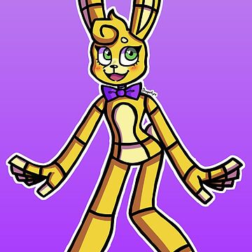 "Spring Bonnie" Sticker for Sale by DragonfyreArts | Redbubble