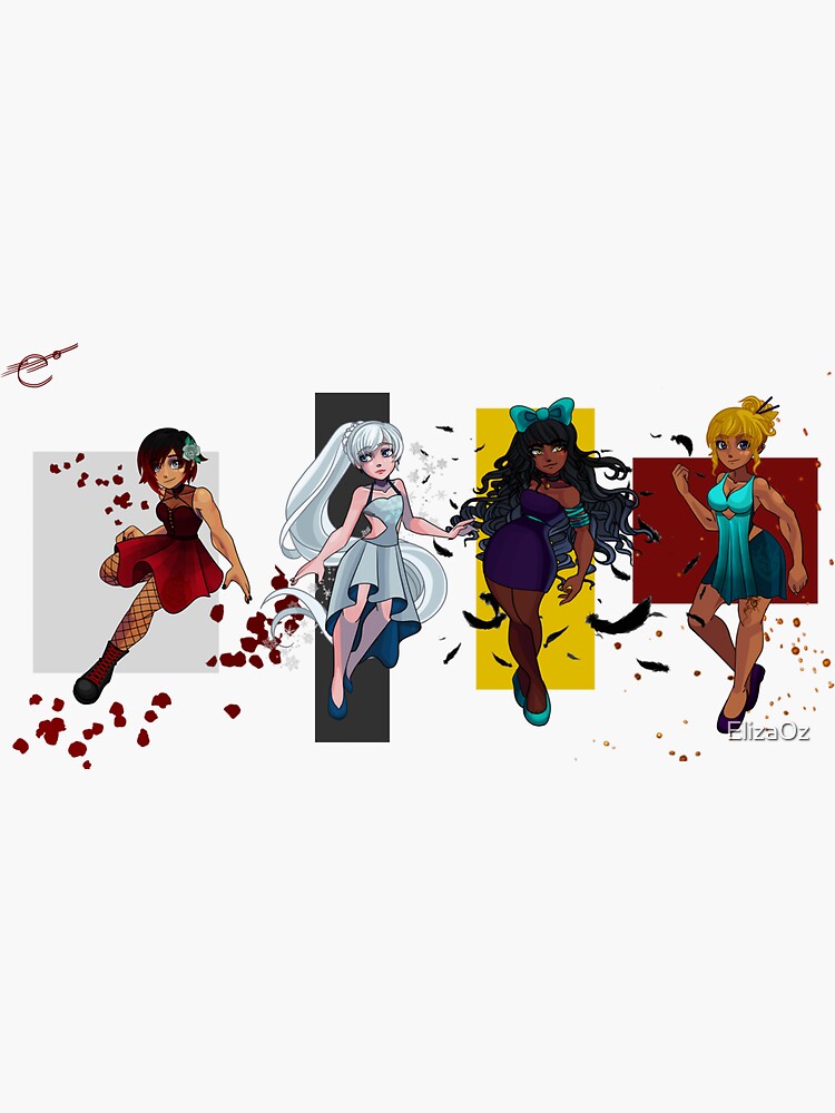 "RWBY -- Beacon Ball 2.0" Sticker for Sale by ElizaOz | Redbubble