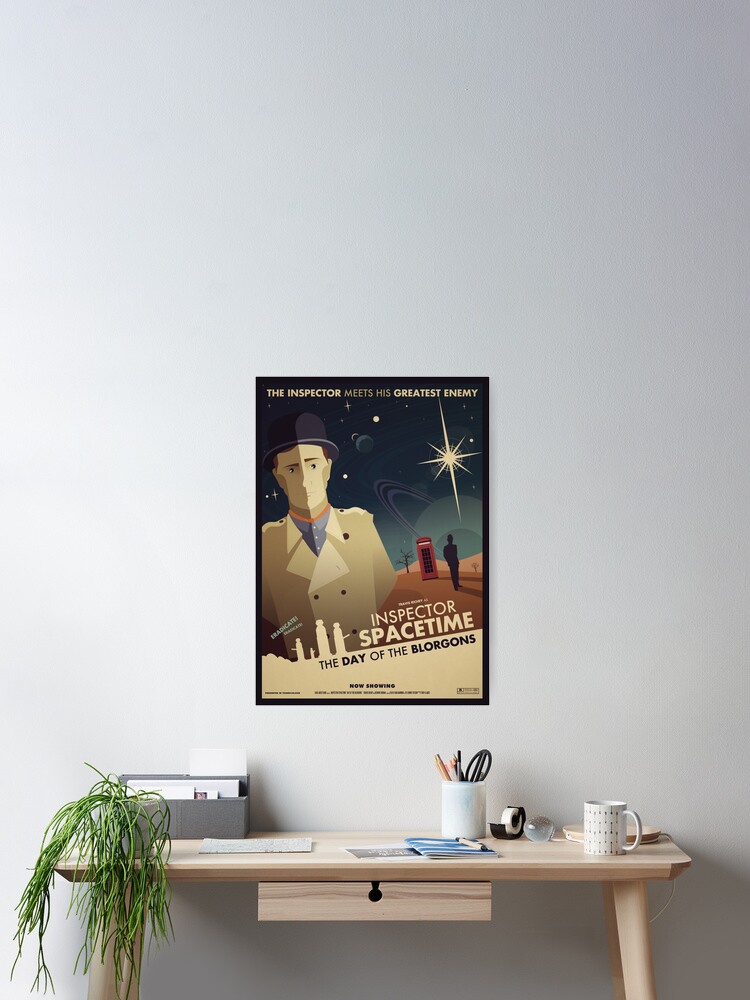 "Inspector Spacetime: Day of the Blorgons" Poster for Sale by Jonny ...