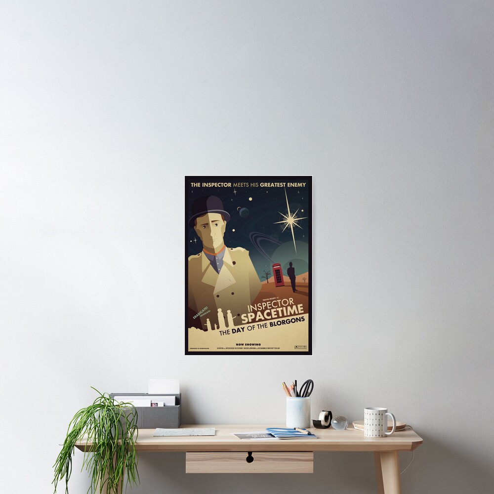 "Inspector Spacetime: Day of the Blorgons" Poster for Sale by ameba2k ...