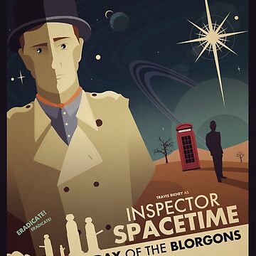 "Inspector Spacetime: Day of the Blorgons" Poster for Sale by Jonny ...