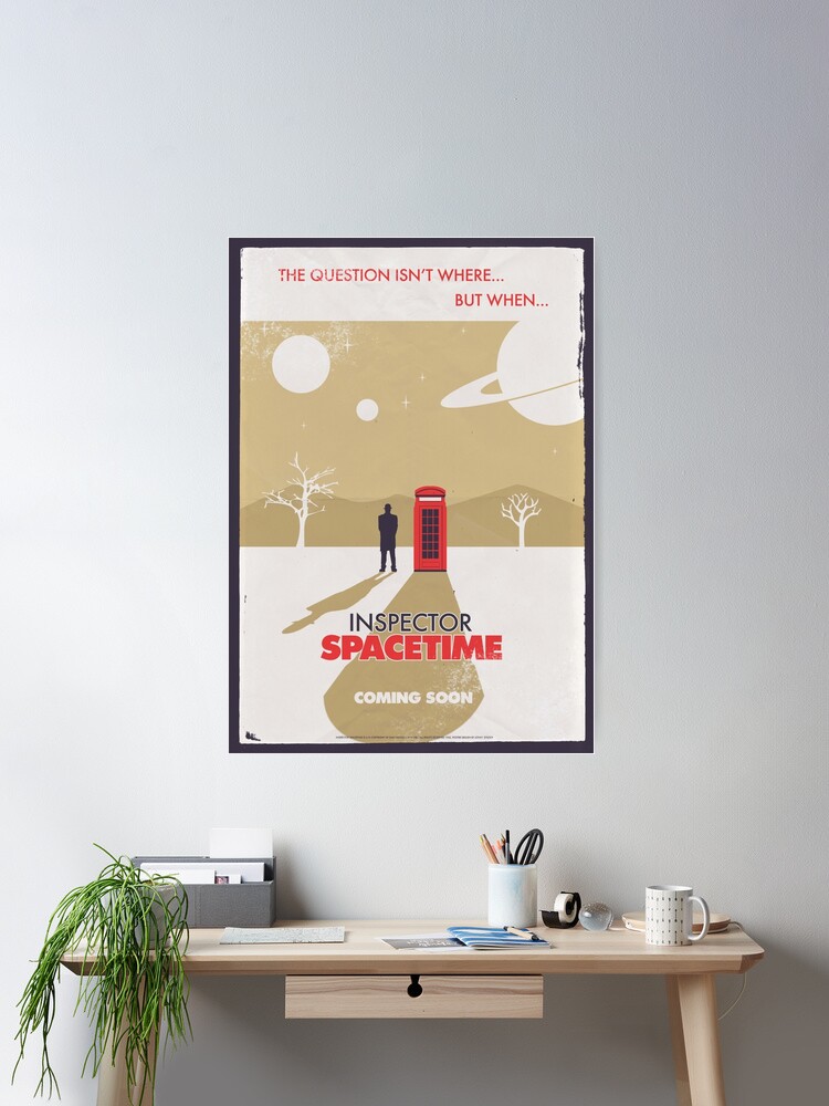 "Inspector Spacetime" Poster for Sale by Jonny Eveson | Redbubble