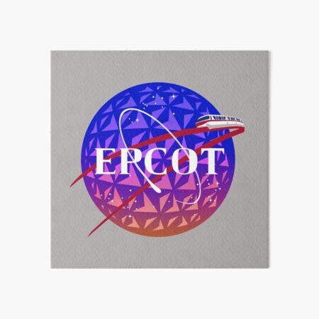 "Epcot Space Station Logo" Art Board Print by MariDesigns1 | Redbubble