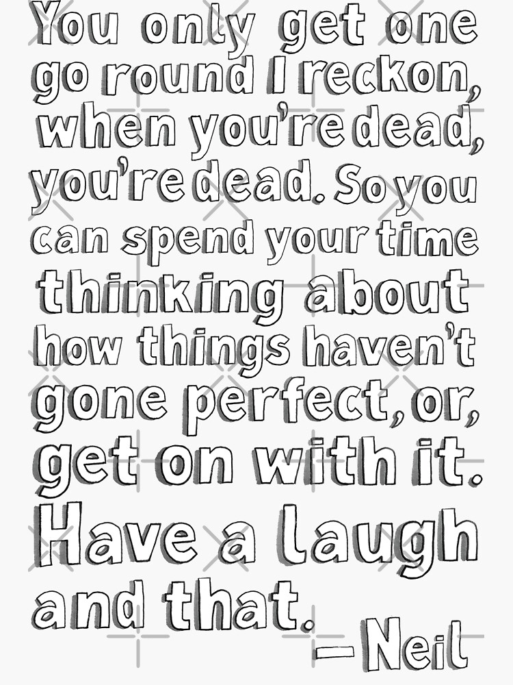 "Neil Sutherland Movie Quote - (GOD-DOG)" Sticker for Sale by Claraggg | Redbubble