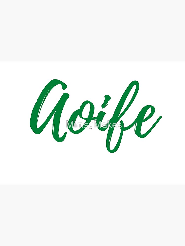 "Aoife Name Irish Girls Mädchennamen in Grün, perfektes Geschenk für ...