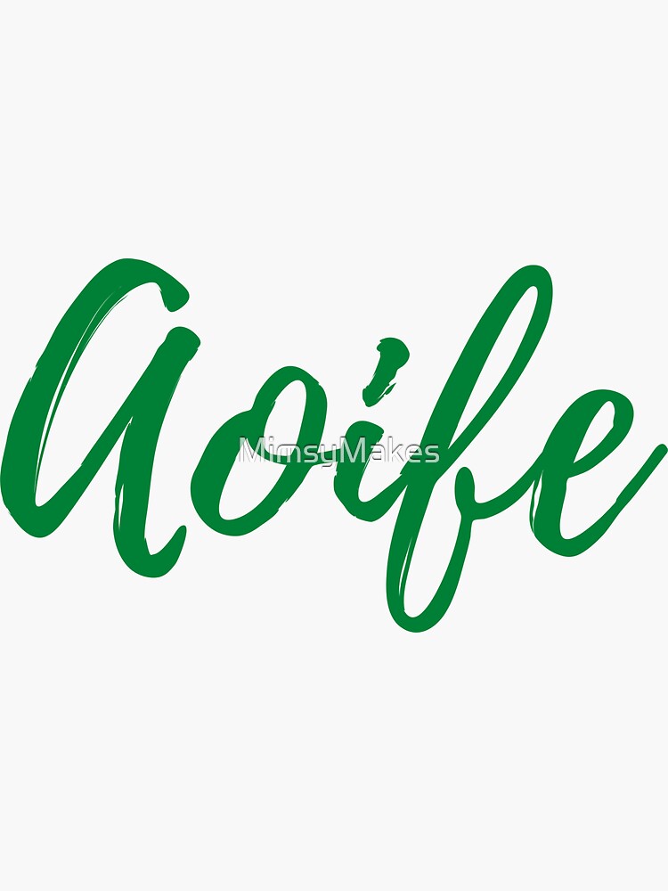 "Aoife name Irish Girls girls names in green, perfect gift for Aoife ...