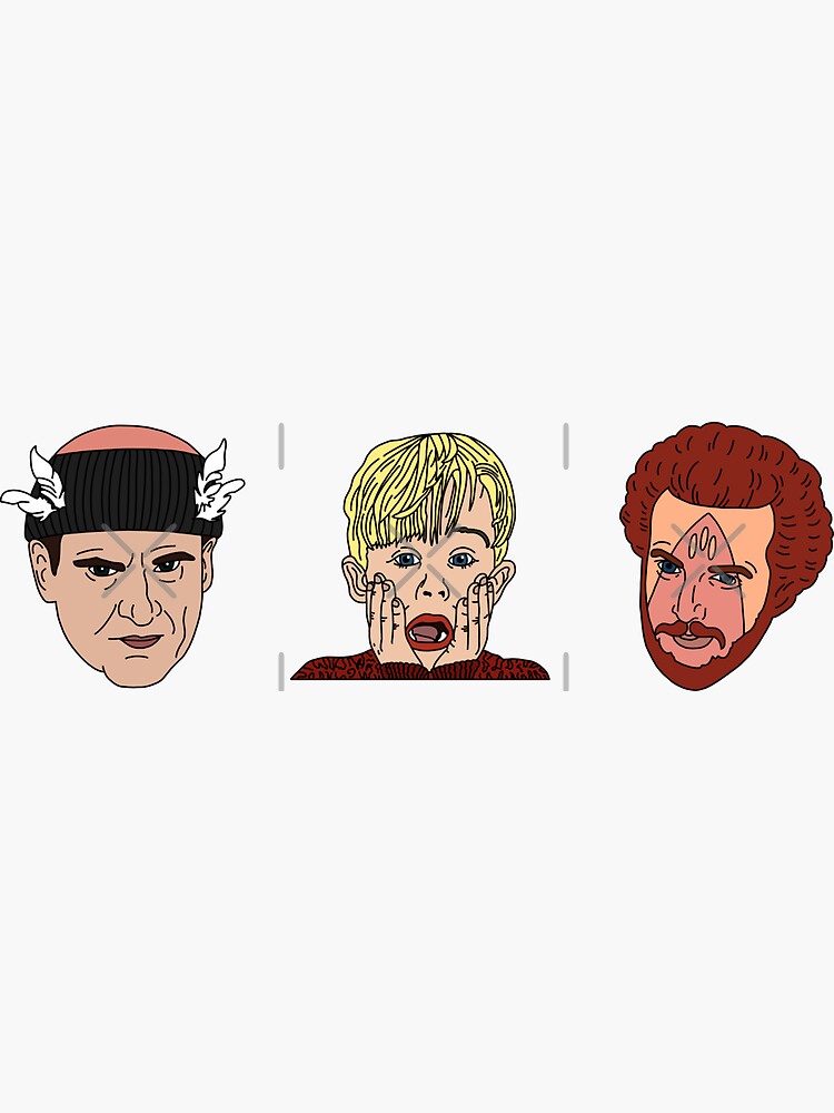 "Home Alone Pack" Sticker for Sale by EclipseInFlames | Redbubble