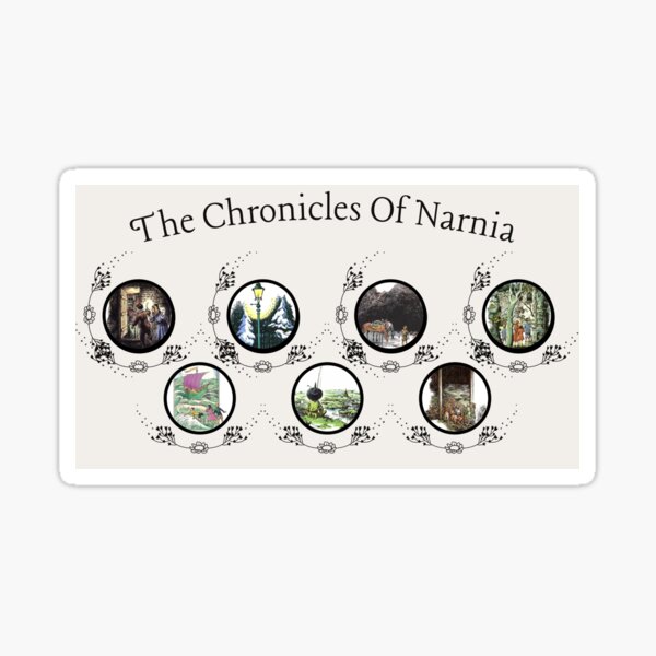 "The Chronicles of Narnia book illustrations" Sticker for Sale by Madie ...