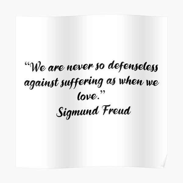 "Sigmund Freud Quotes" Poster by 4ever-Undaunted | Redbubble