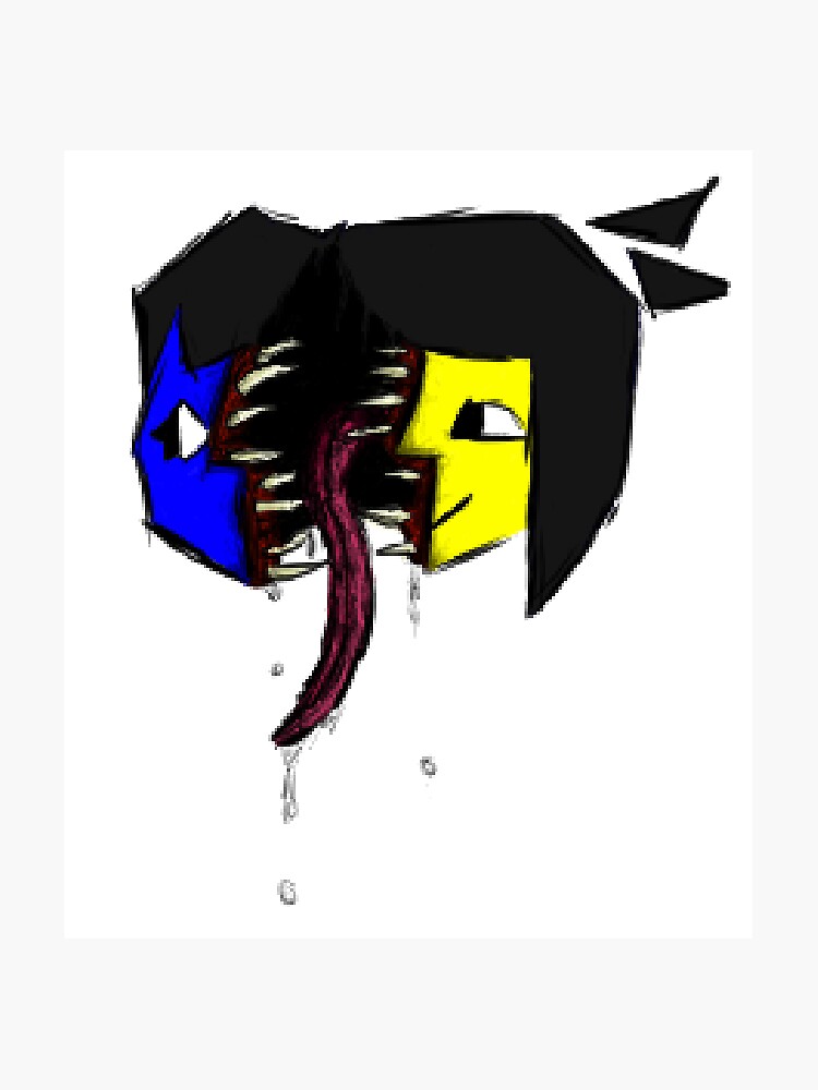 "Smiling ENA" Sticker for Sale by ImpersonalLand | Redbubble