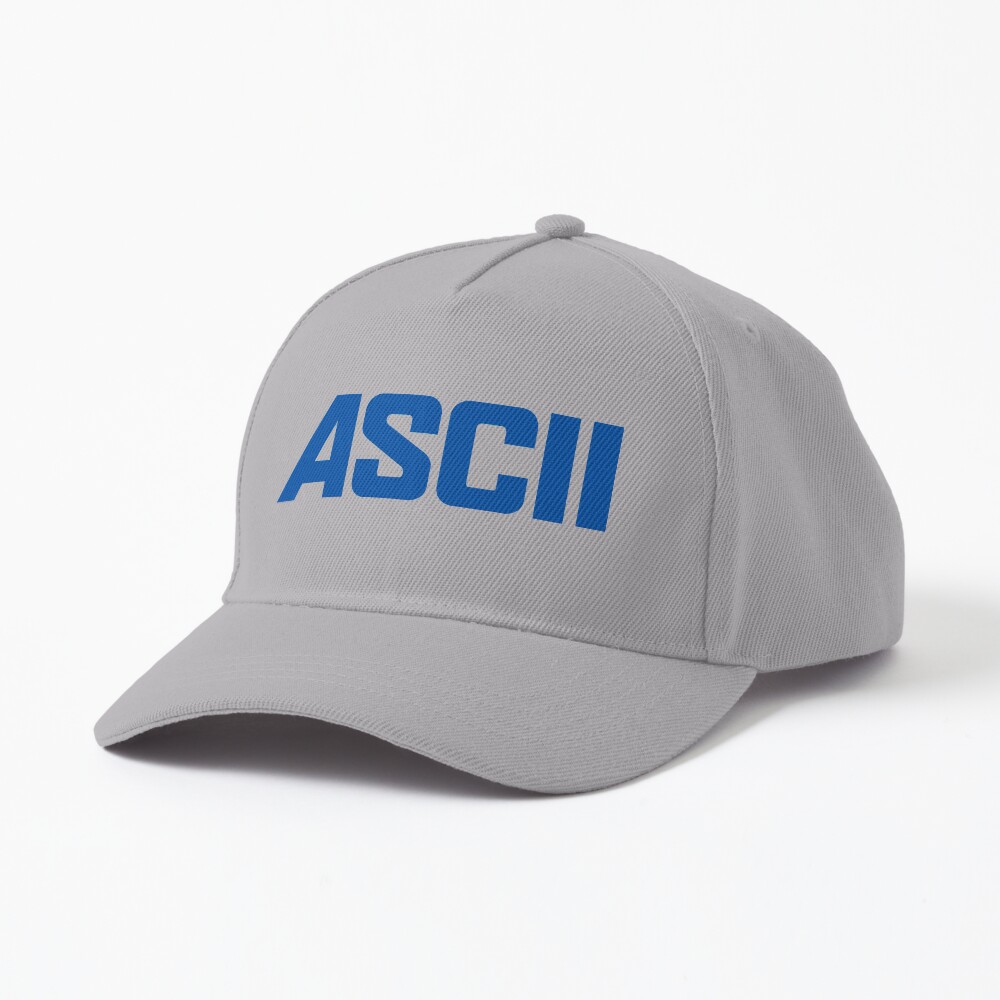 "ASCII (アスキー) Logo" Cap by RubenCRM | Redbubble