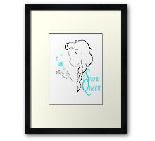 "Snow queen´s outline in black" by artescultura | Redbubble