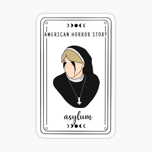 "Asylum Tarot Card" Sticker for Sale by choppakizzy | Redbubble