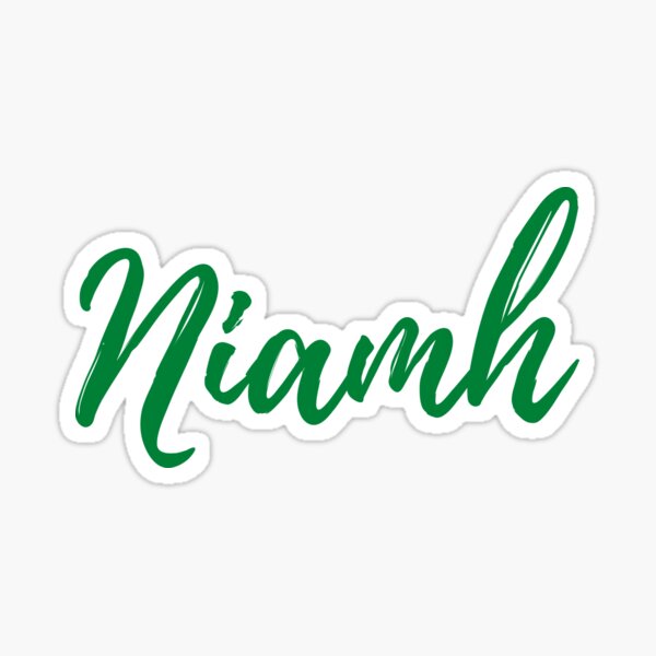 "Niamh name Irish Girls girls names in green, Perfect gift for Niamh ...