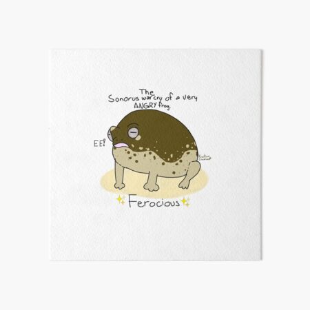 "Angry Desert rain frog meme" Art Board Print by KiwiKumis | Redbubble