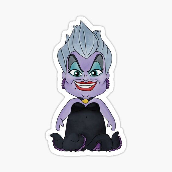 "My favourite of all Villains, Ursula" Sticker for Sale by ...