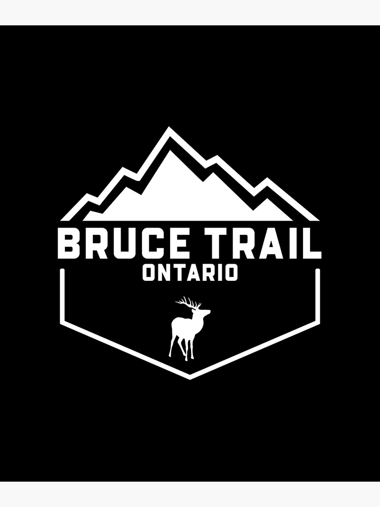 "Bruce Trail Vintage Badge" Poster by CJacobsDesigns | Redbubble