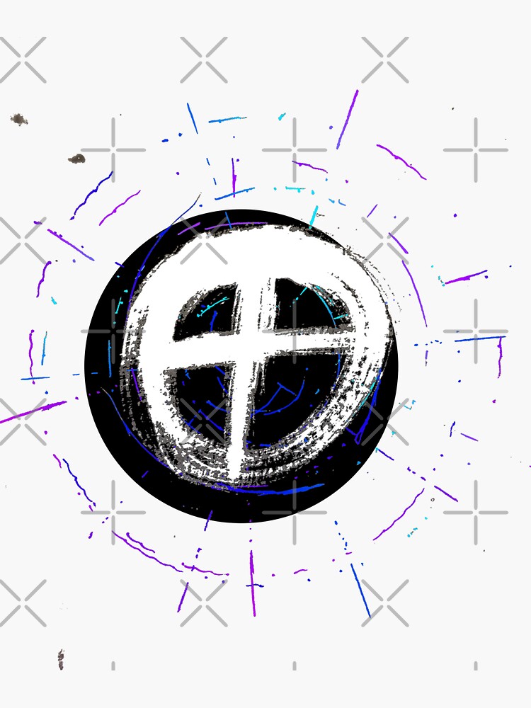 "Earth Symbol" Sticker for Sale by witch-hut | Redbubble