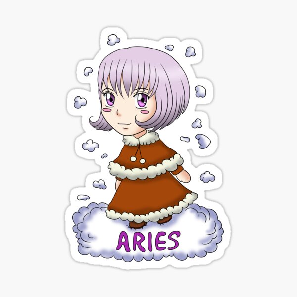 "Chibi Aries" Sticker by dixieulquiorra | Redbubble