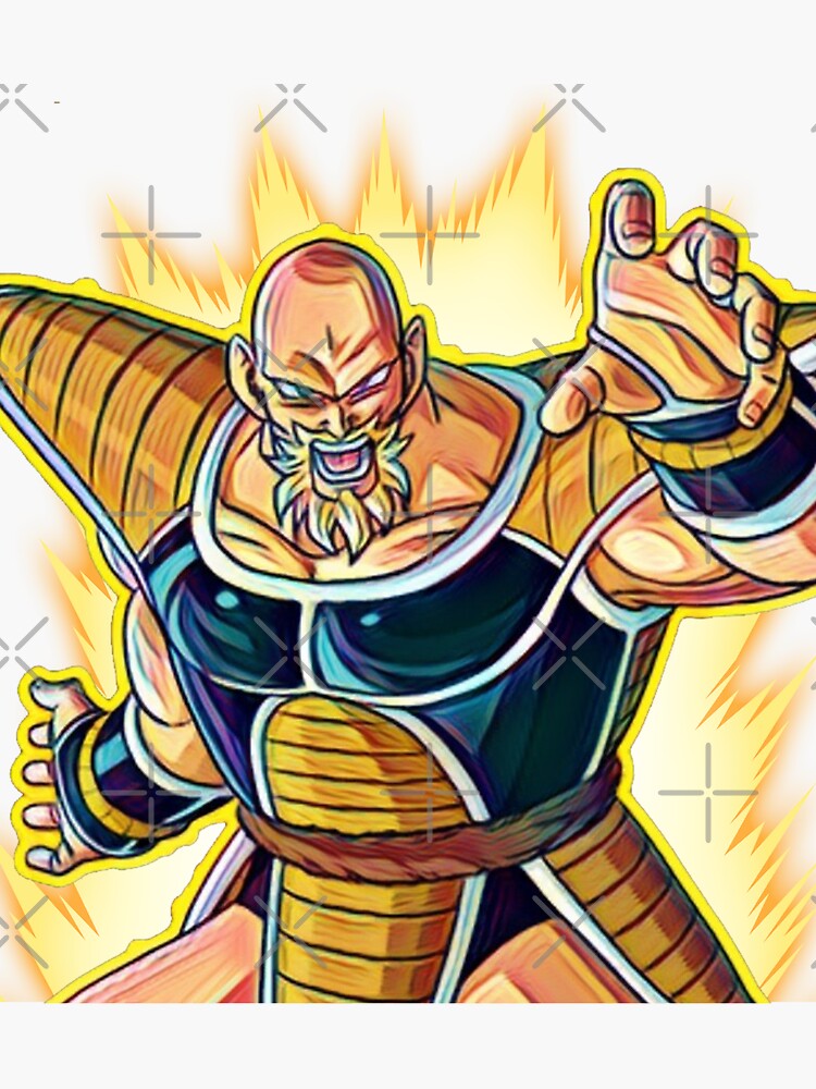 "Train Insaiyan Nappa Super Saiyan 3 DB/DBZ/DBGT/DBS " Sticker for Sale ...