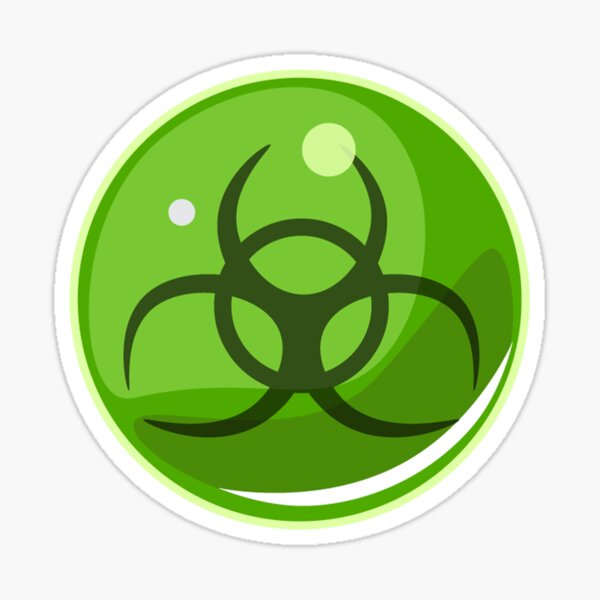 "Toxic Bubble Circle Graphic" Sticker for Sale by Nm8orArt | Redbubble