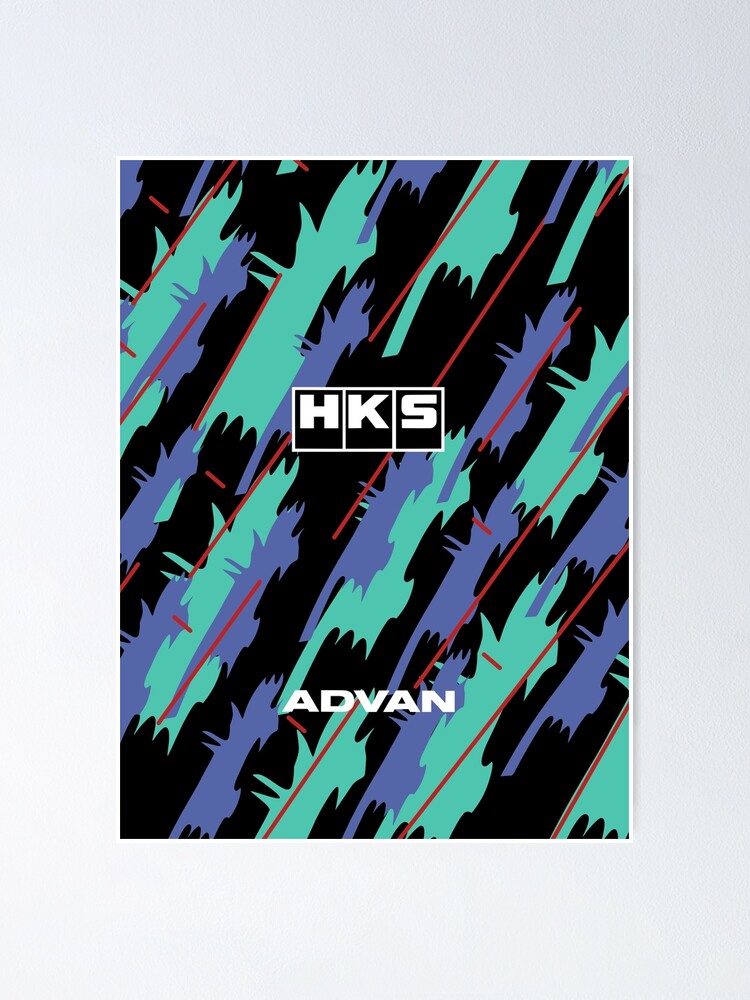"HKS super oil retro livery" Poster for Sale by jpauldesigns | Redbubble