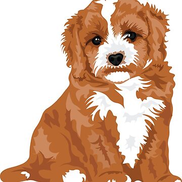 "Cavapoo Cartoon" Poster for Sale by hkerkering123 | Redbubble